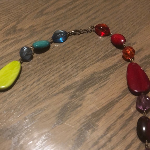 Jewelry | Multi Colored Beaded Necklace So Cute | Poshmark